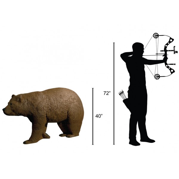 DELTA MCKENZIE 3D PREMIUM OURS BRUN MARCHANT - 3D ARCHERY