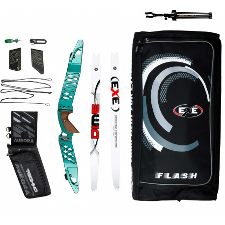 BIG ARCHERY BLIZZARDO BB SET + QUIVER FOC - 3D ARCHERY